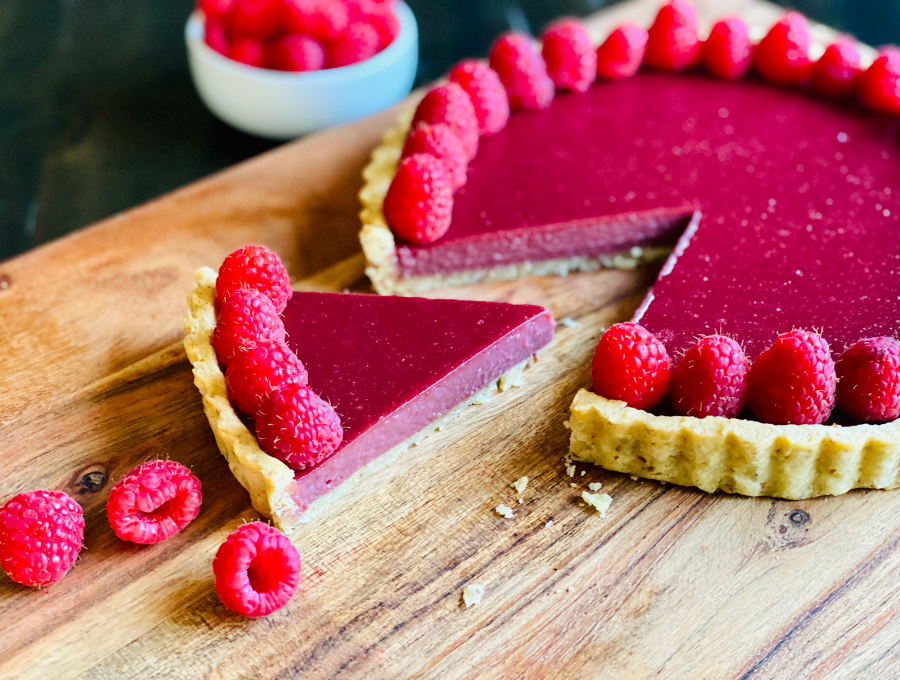 Raspberries and Cream Tarte - The Town Tarte